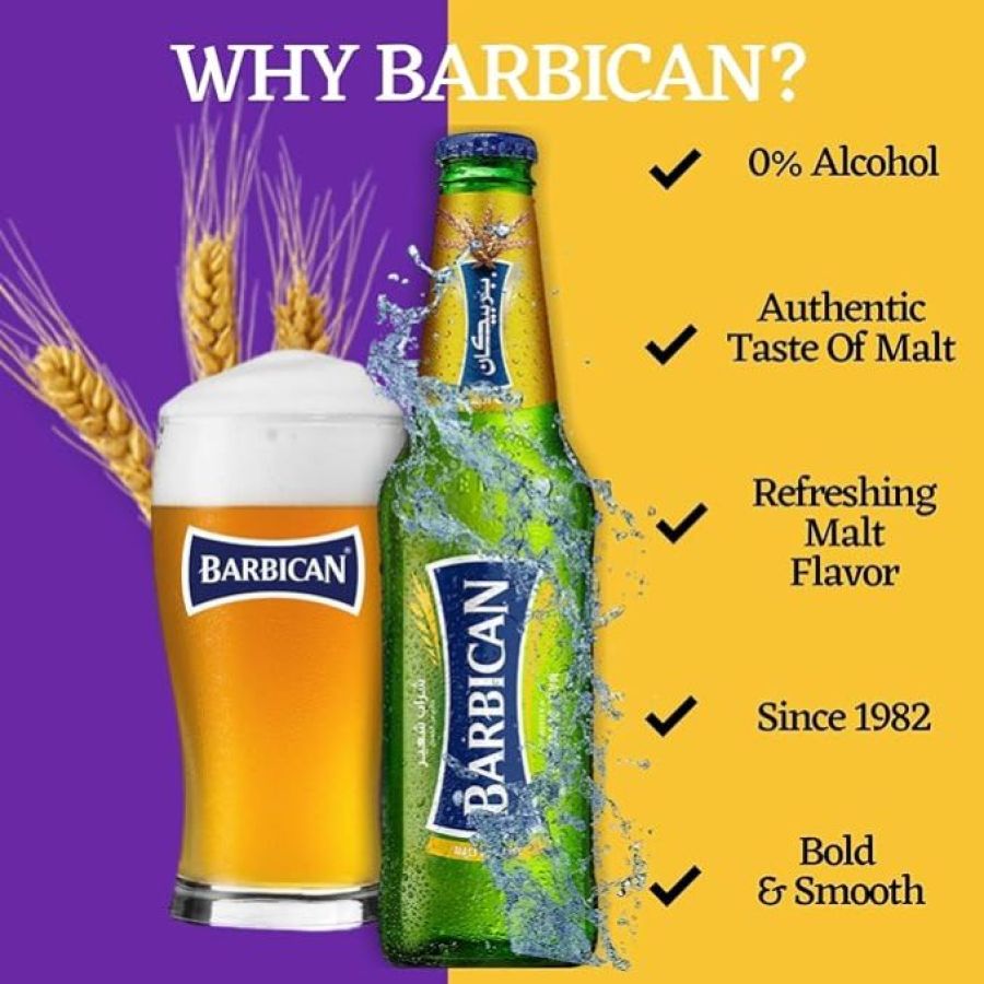 Barbican Non-Alcoholic Malt Drink Beer Bottle || Refreshing Malt ...