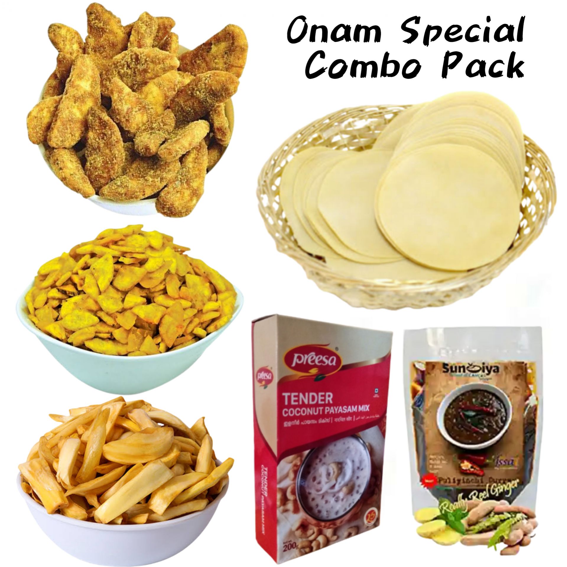 Onam Special Combo Pack Savouries Combo With Tender Coconut Payasam Mix ...