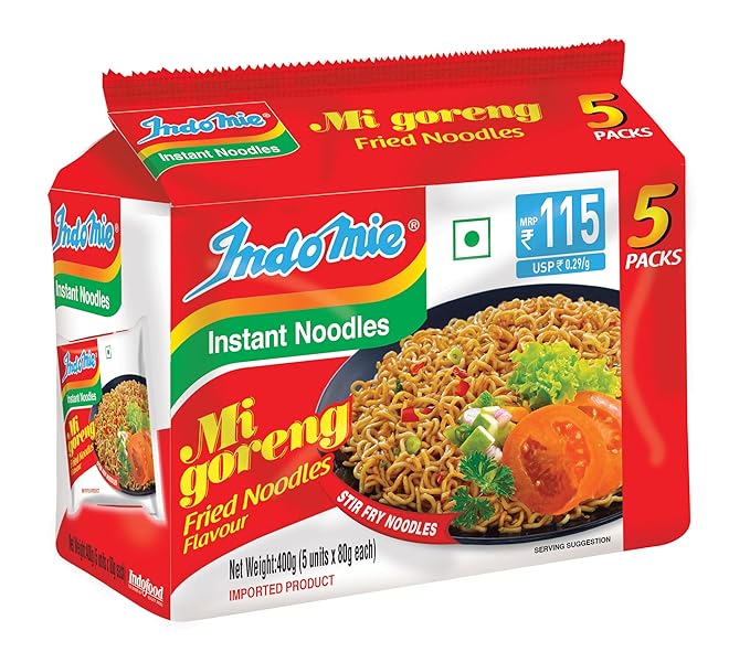 Indomie Instant Noodles Vegitables Flavour 5 Pack in Indomie Instant ...